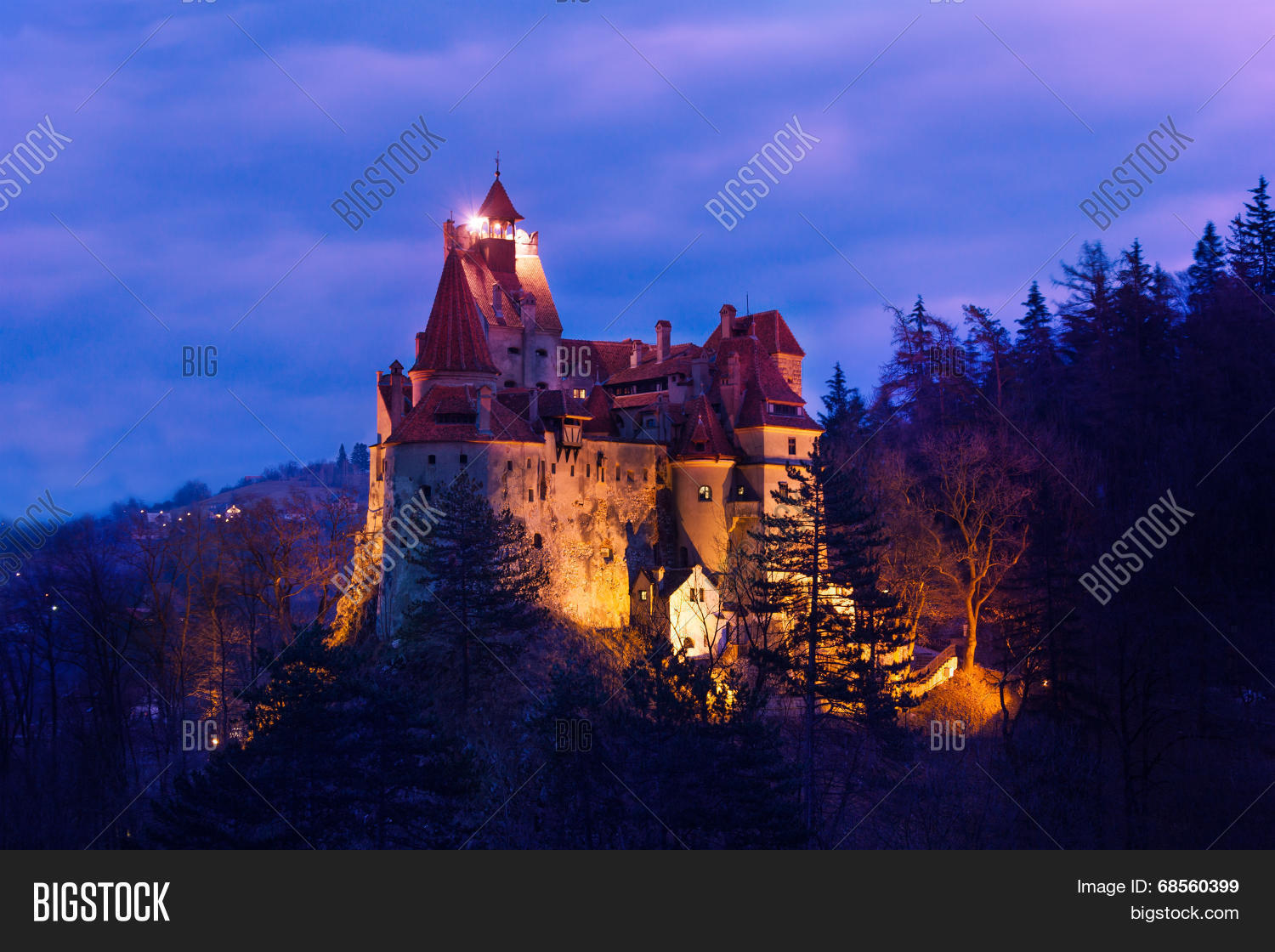 Dracula Castle Lights Image & Photo (Free Trial) | Bigstock