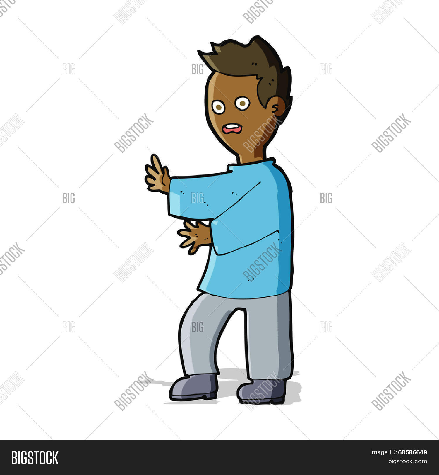 Cartoon Shocked Man Image & Photo (Free Trial) | Bigstock
