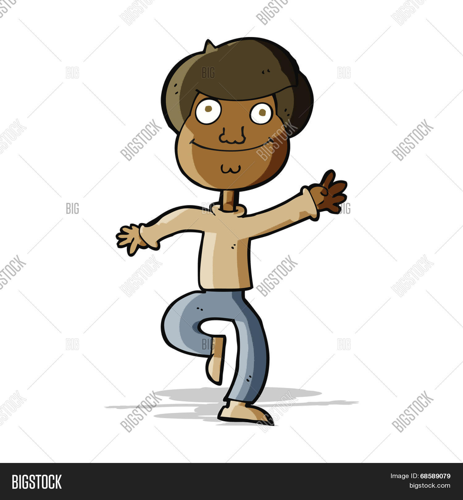 Cartoon Dancing Man Image & Photo (Free Trial) | Bigstock