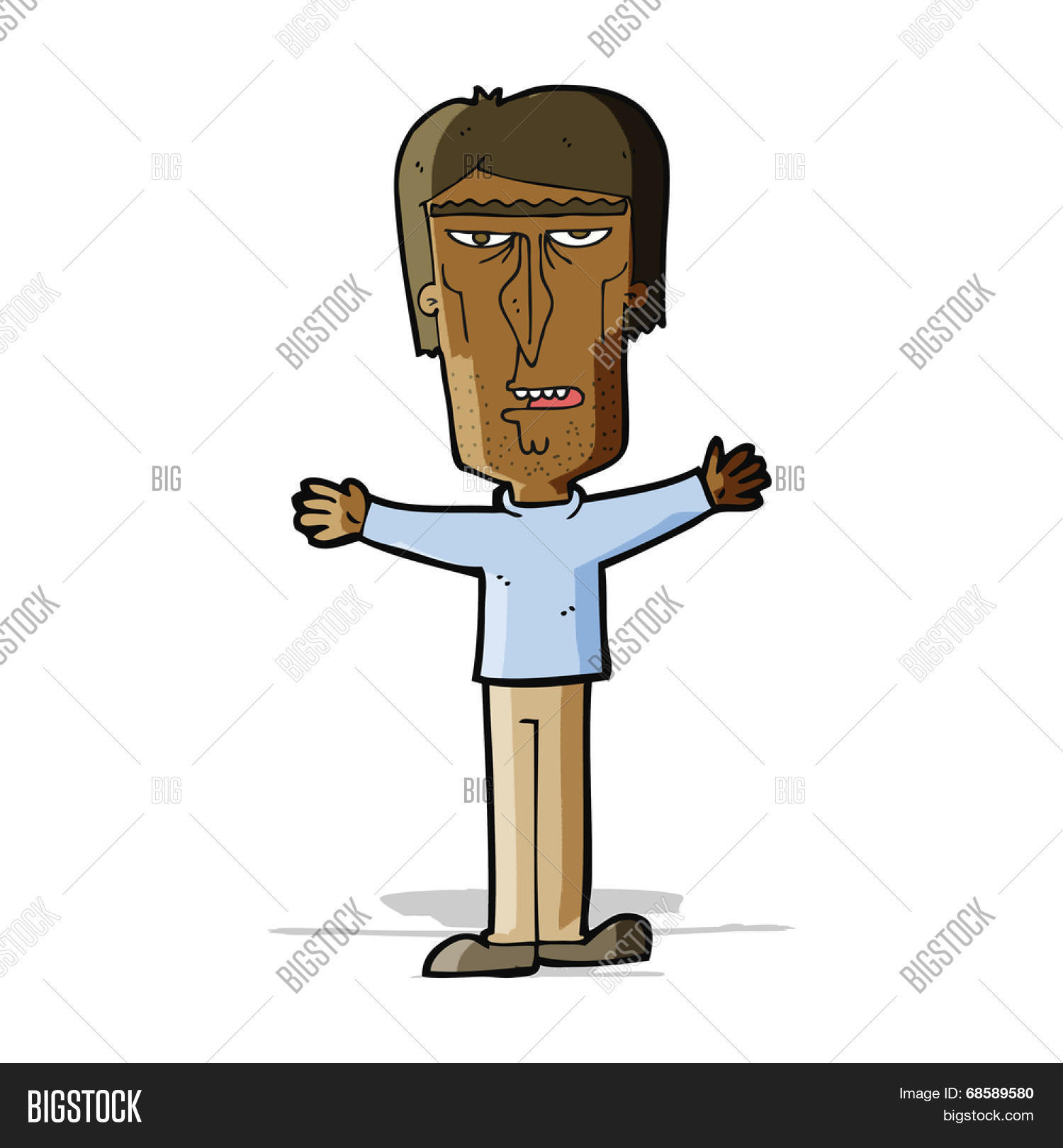 Cartoon Angry Man Image & Photo (Free Trial) | Bigstock