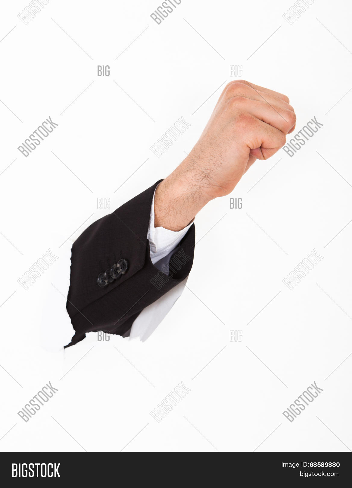 Fist Breaking Through Image & Photo (Free Trial) | Bigstock