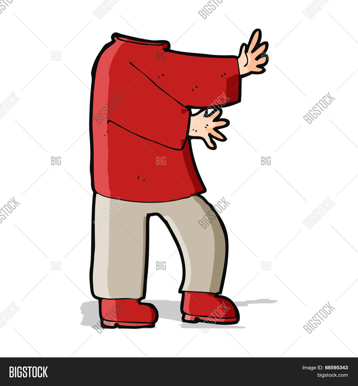Cartoon Male Body (mix Image & Photo (Free Trial) | Bigstock