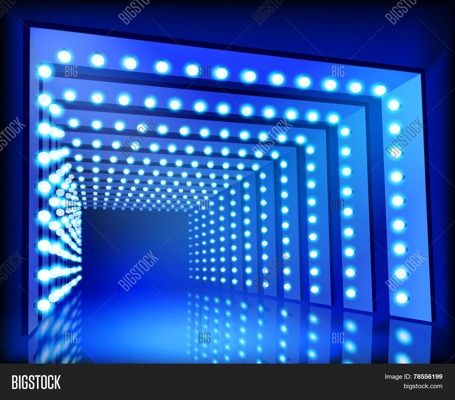 Lighting Tunnel. Vector & Photo (Free Trial) | Bigstock