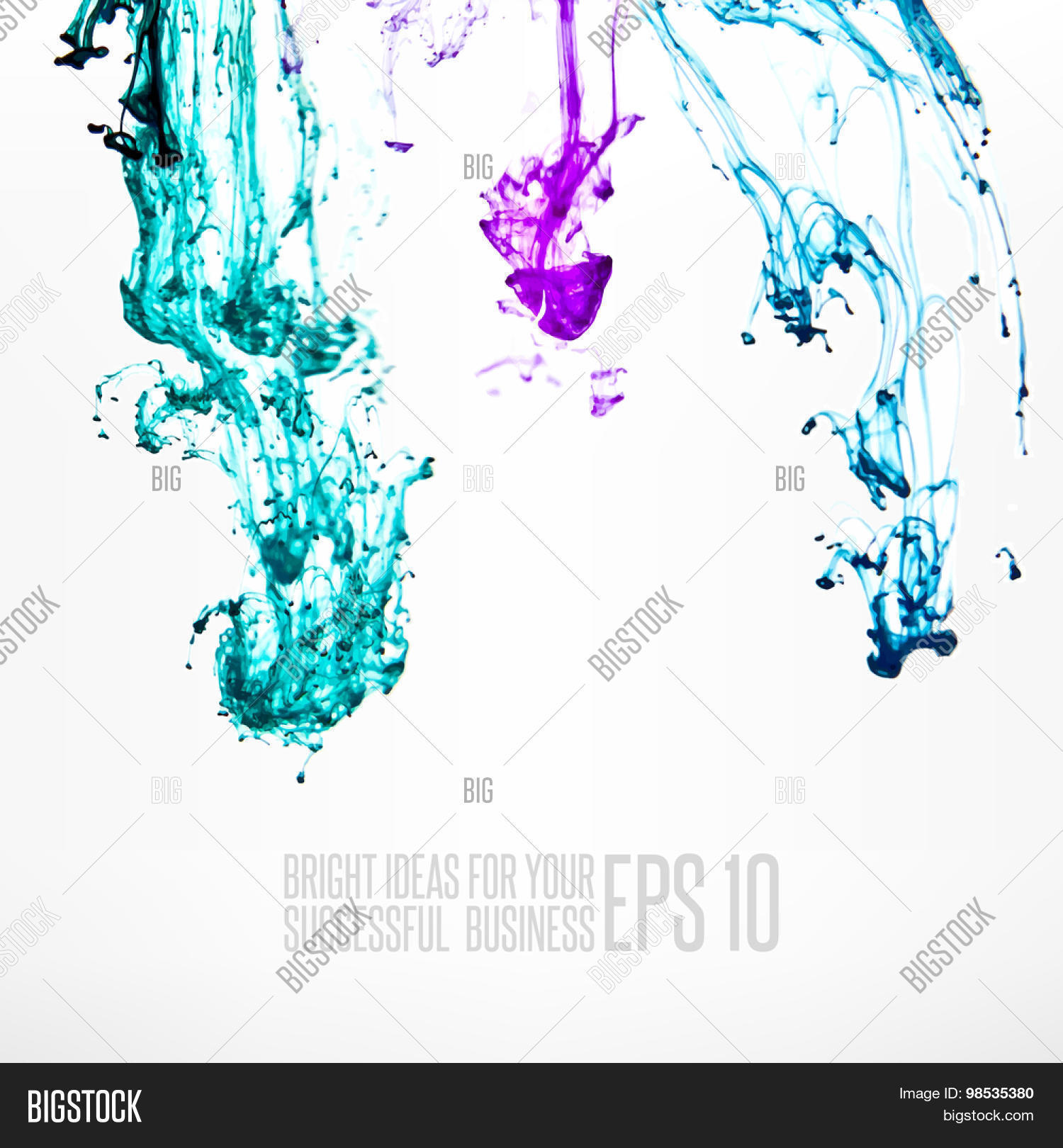 Ink Water Abstract Vector & Photo (Free Trial) | Bigstock