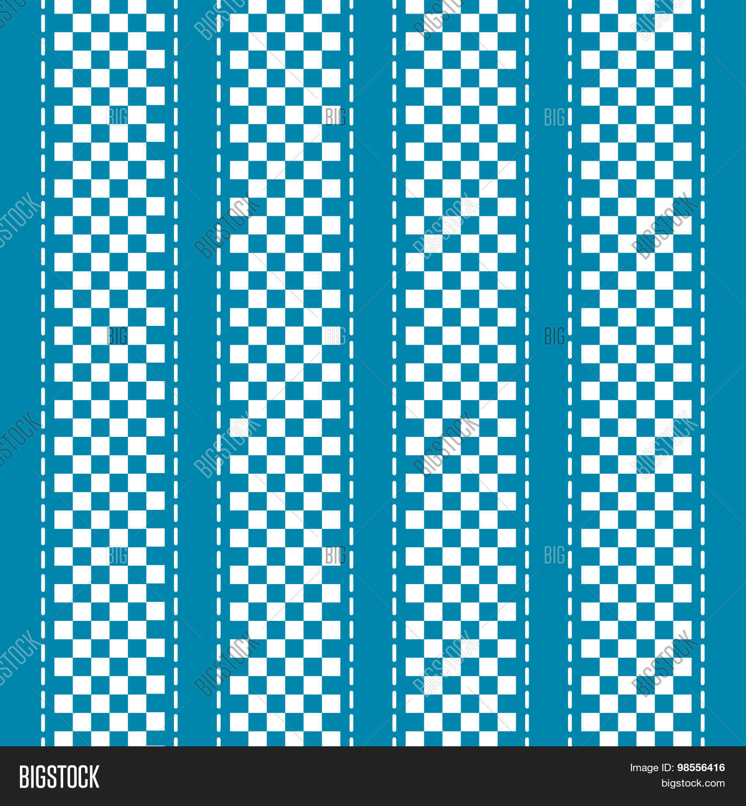 Blue White Checkered Vector & Photo (Free Trial) | Bigstock