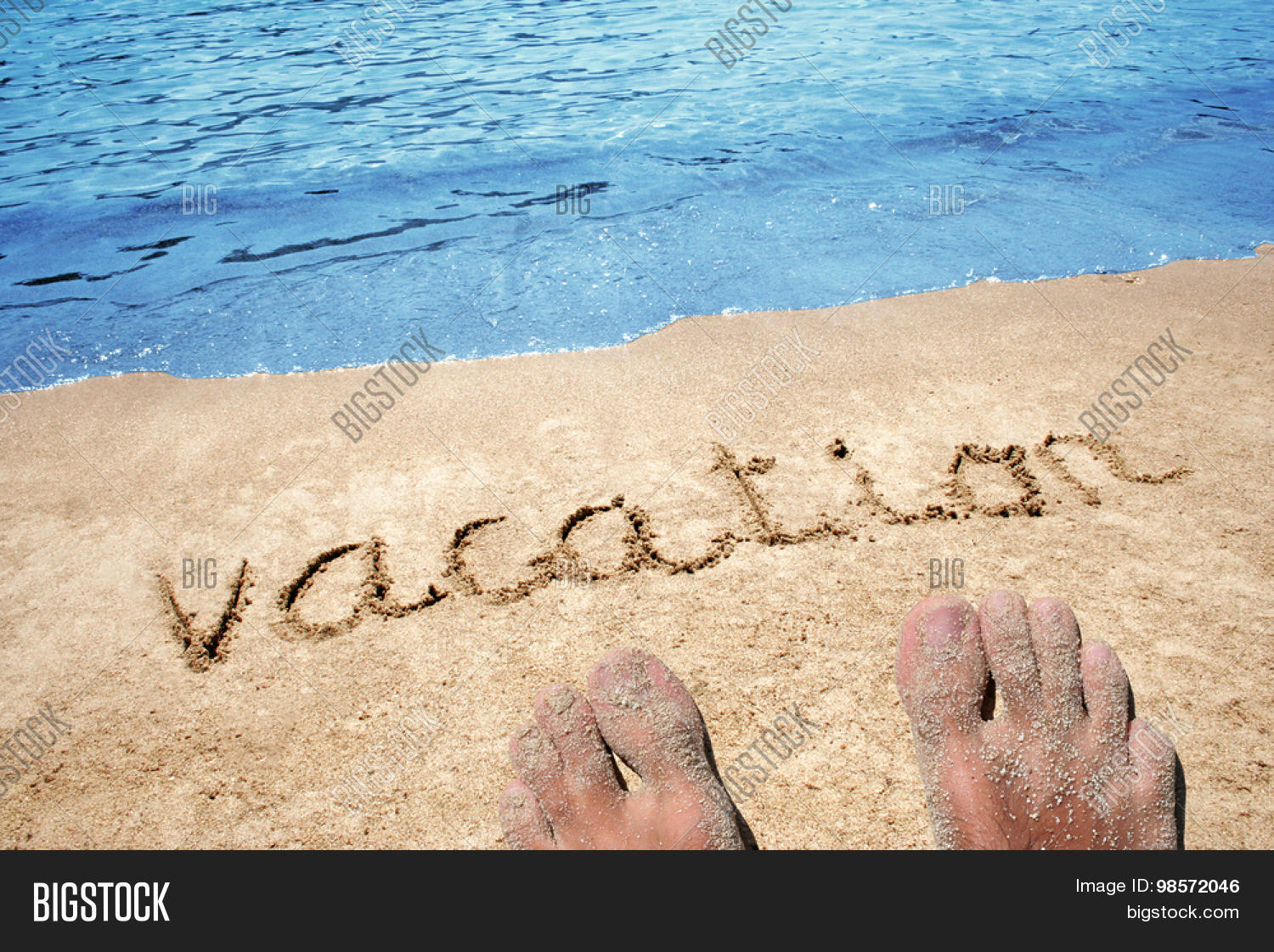 Vacation Hand Written Image & Photo (Free Trial) | Bigstock