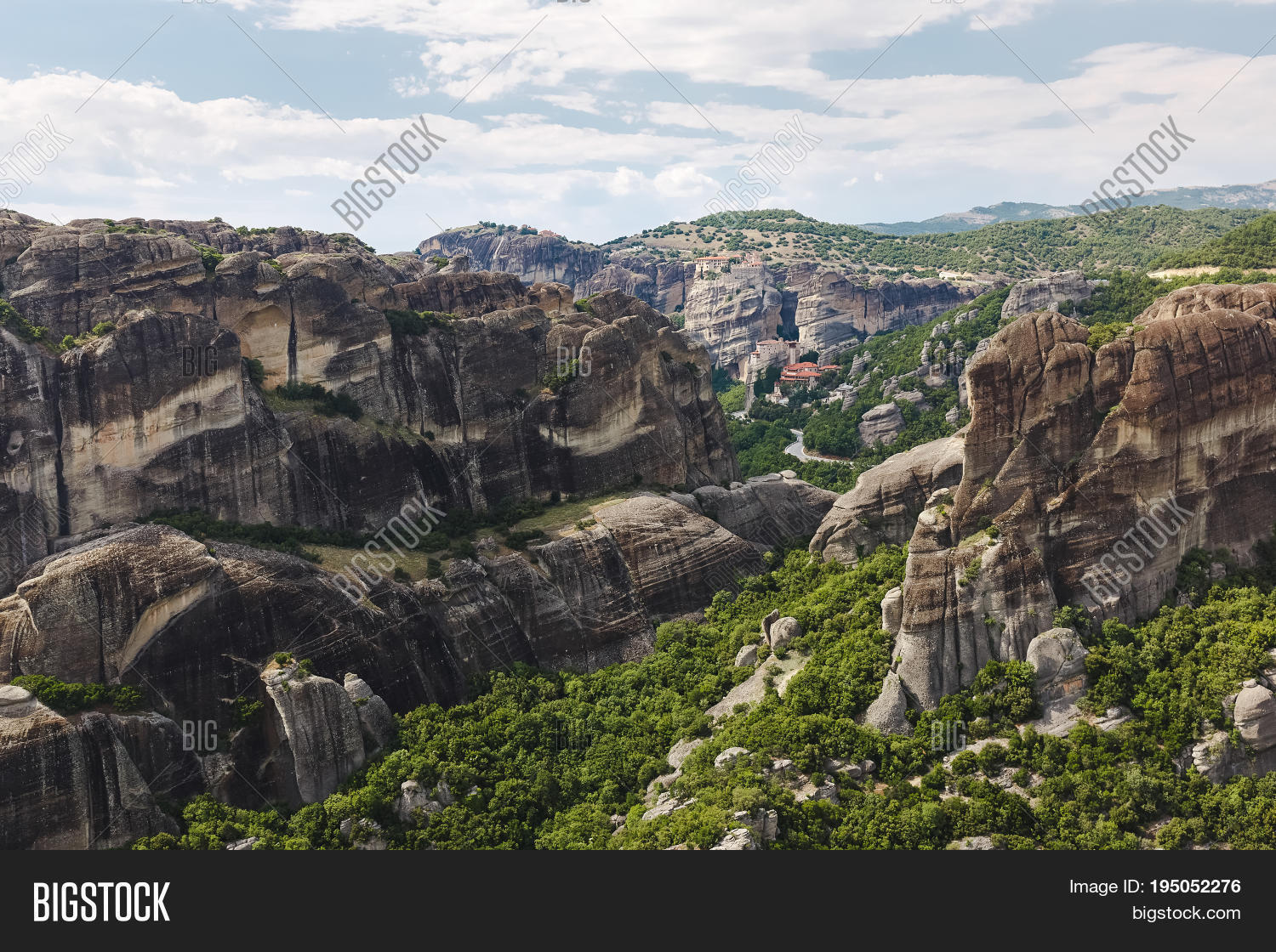 Aerial View, Meteora Image & Photo (Free Trial) | Bigstock