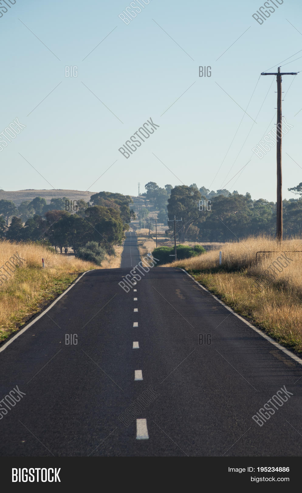 Two Lane Rural Road Image & Photo (Free Trial) | Bigstock