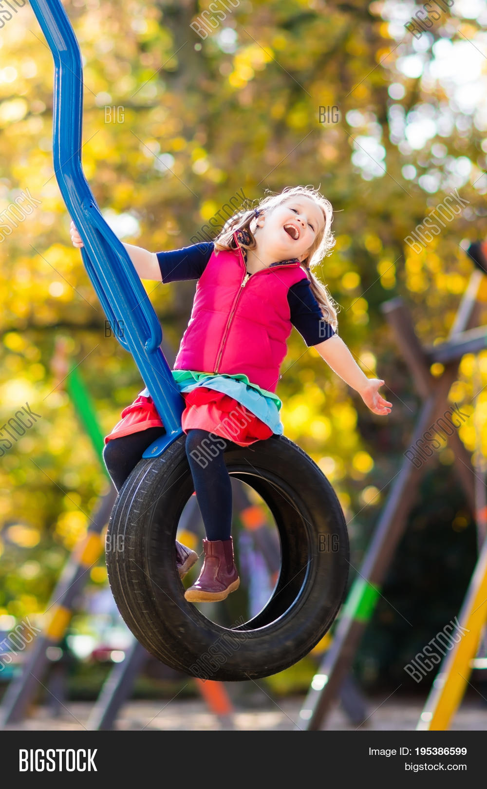 Child On Playground Image & Photo (Free Trial) | Bigstock