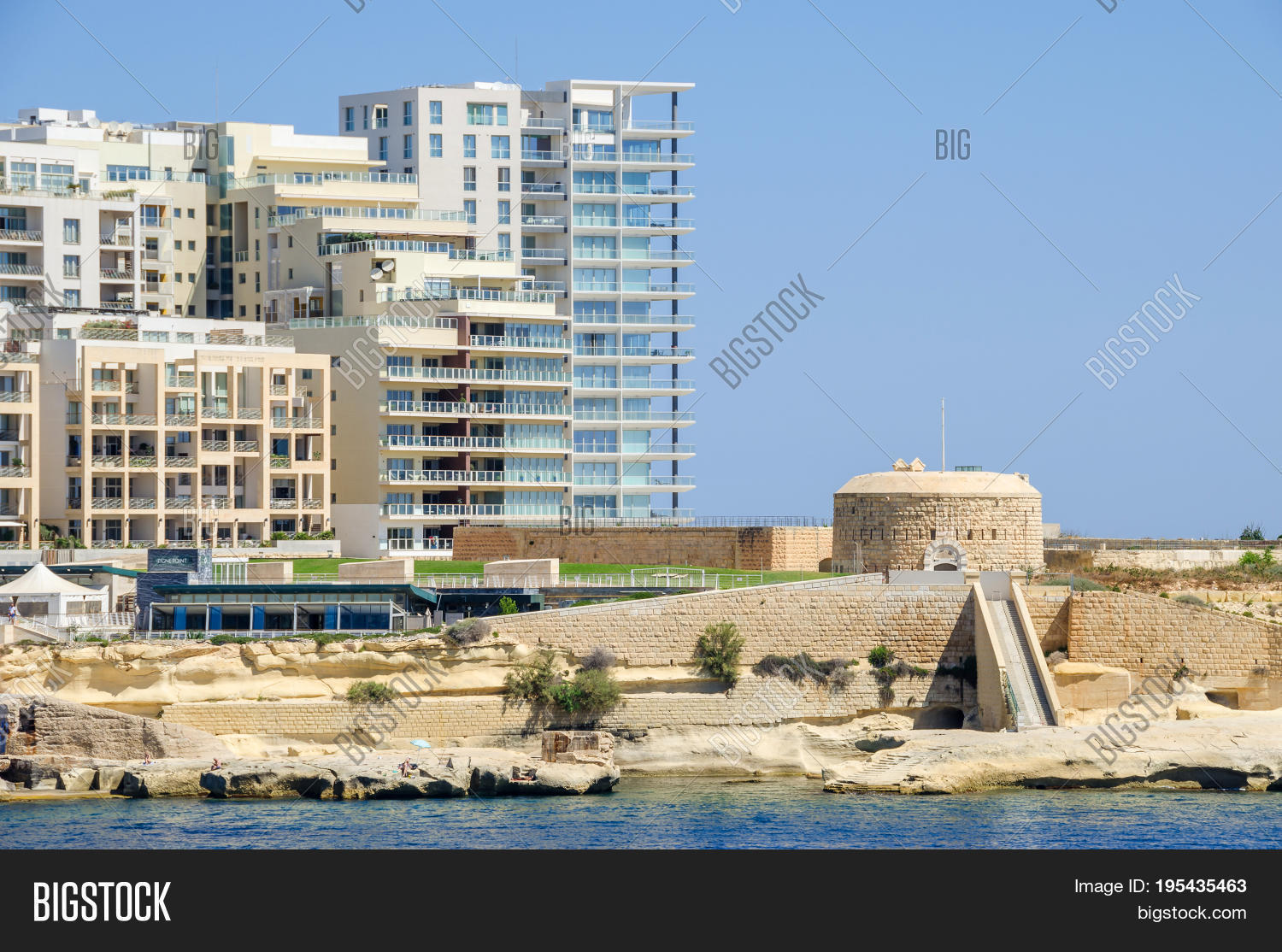Tigne Point Fort Tigne Image & Photo (Free Trial) | Bigstock