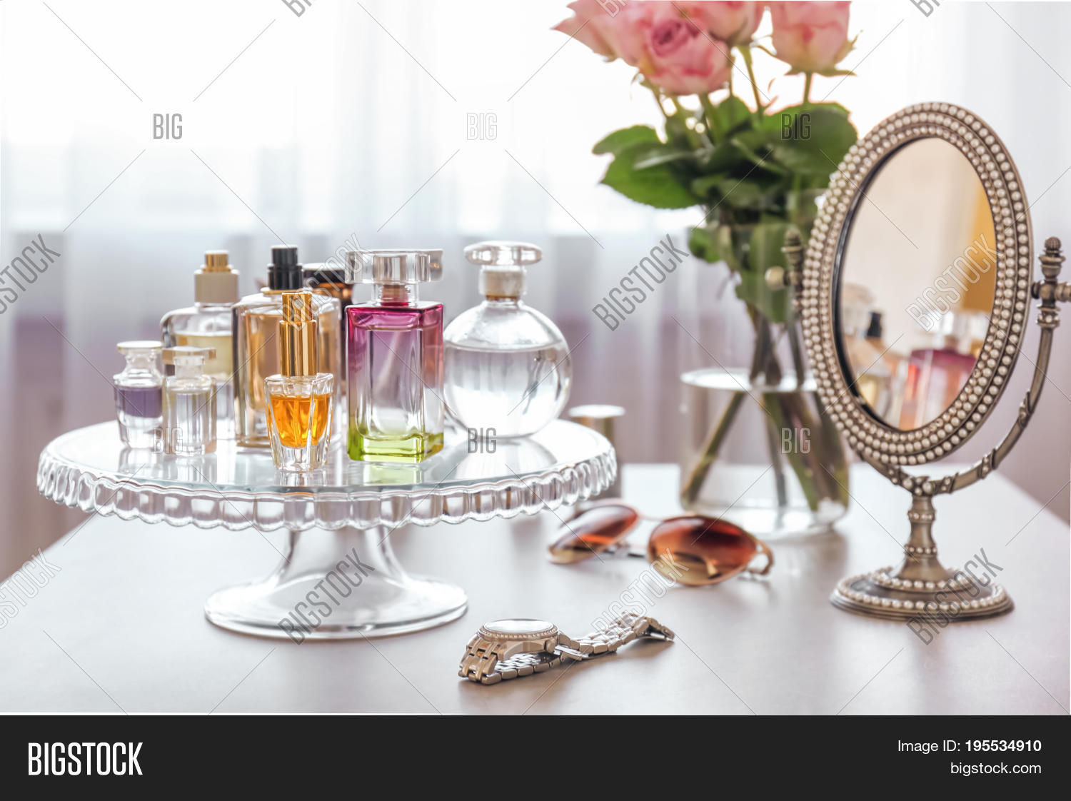 Stand Bottles Perfume Image & Photo (Free Trial) | Bigstock
