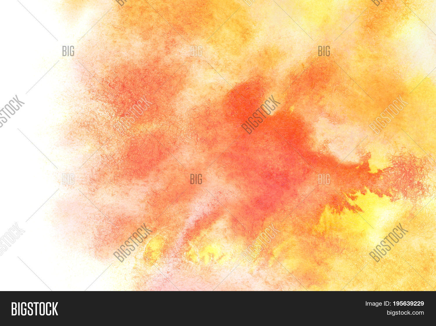 Orange Watercolor Image & Photo (Free Trial) | Bigstock