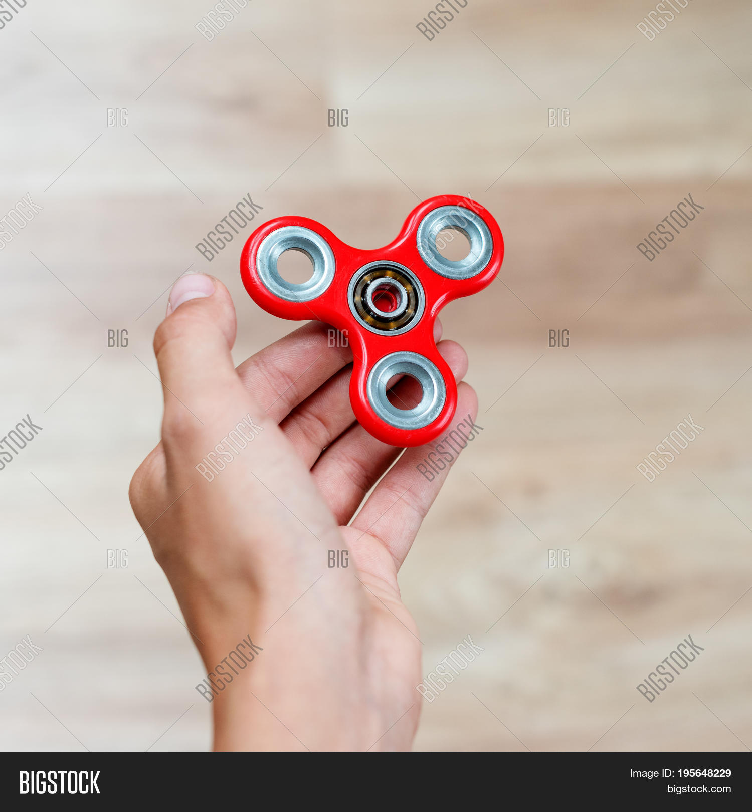 Fidget Spinner. Red Image & Photo (Free Trial) | Bigstock