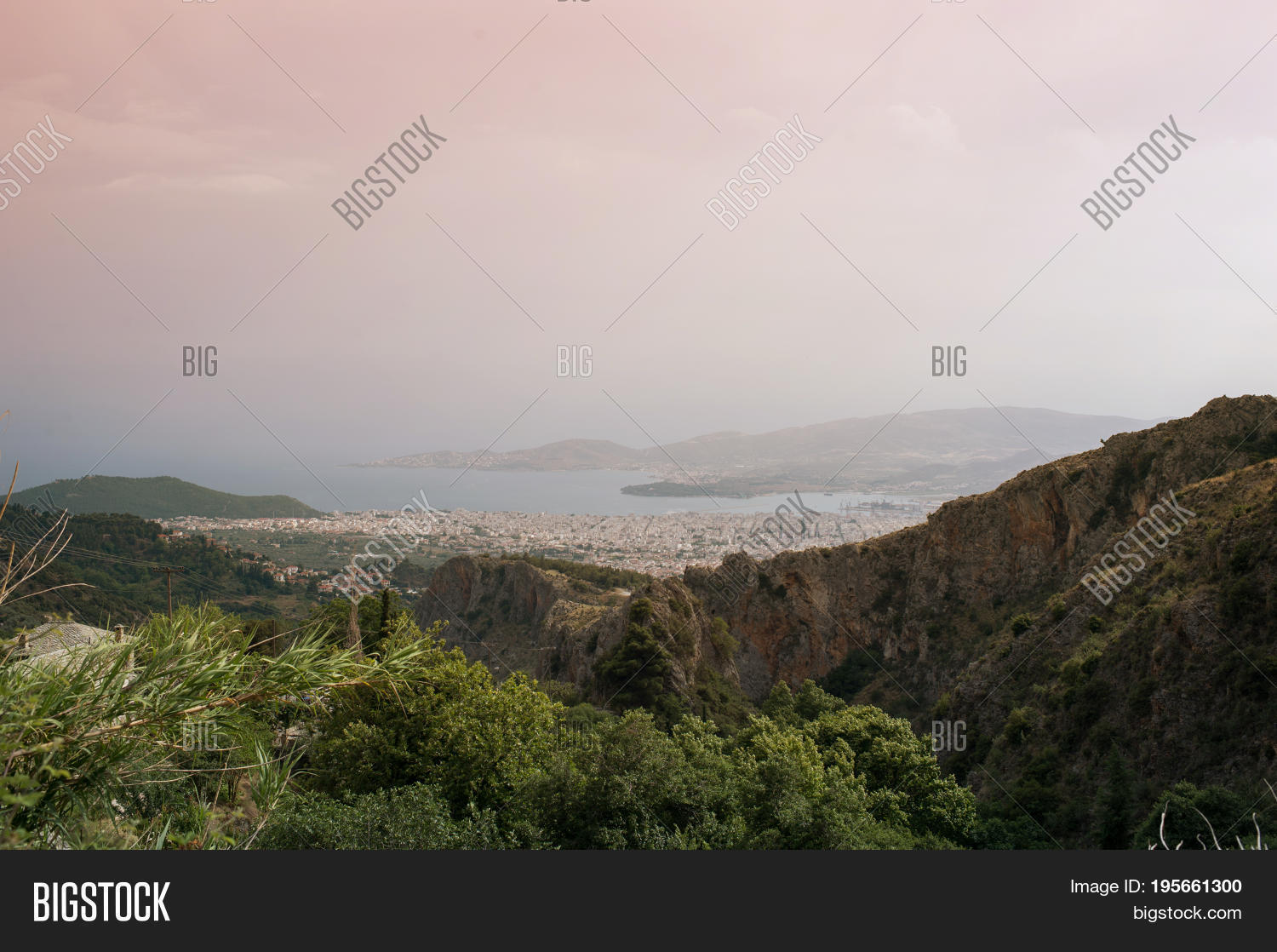 Panorama Greek City Image & Photo (Free Trial) | Bigstock