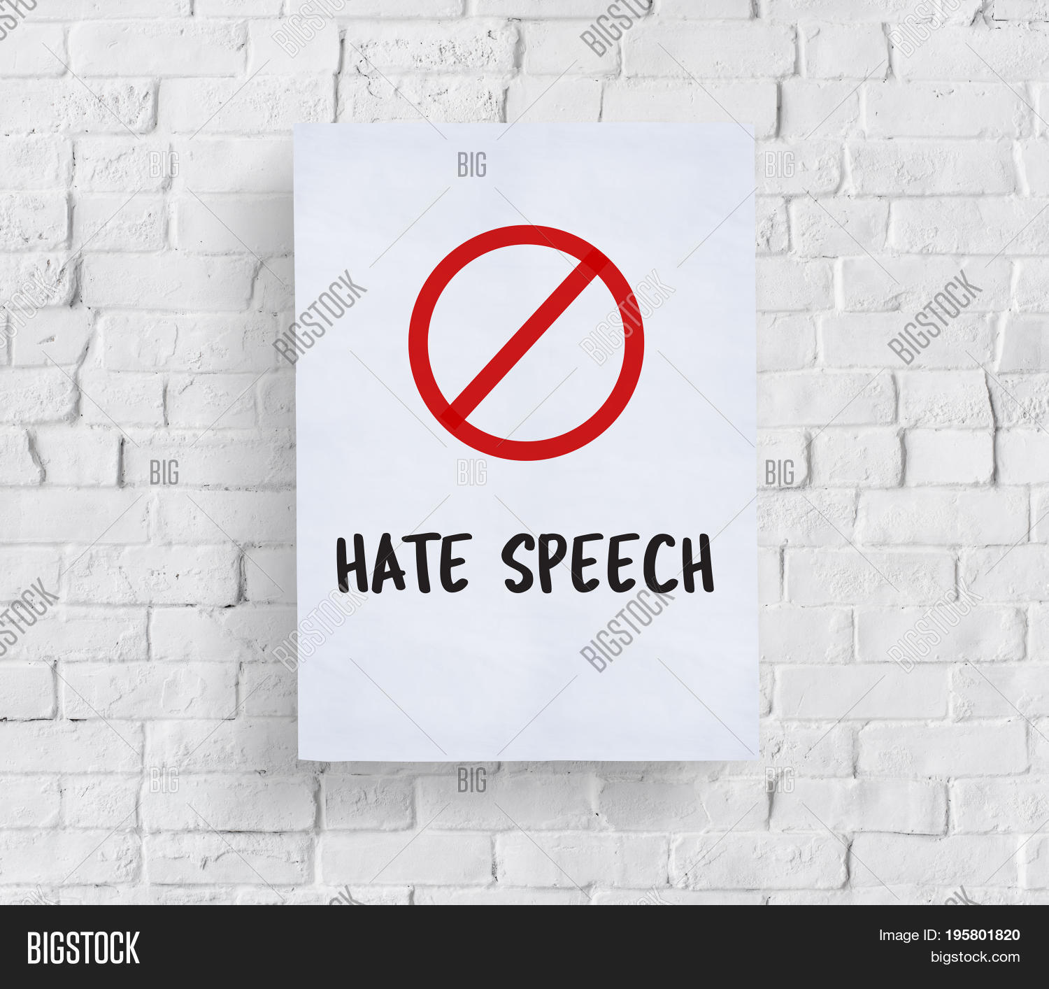 Stop Symbol Hate Image & Photo (Free Trial) | Bigstock