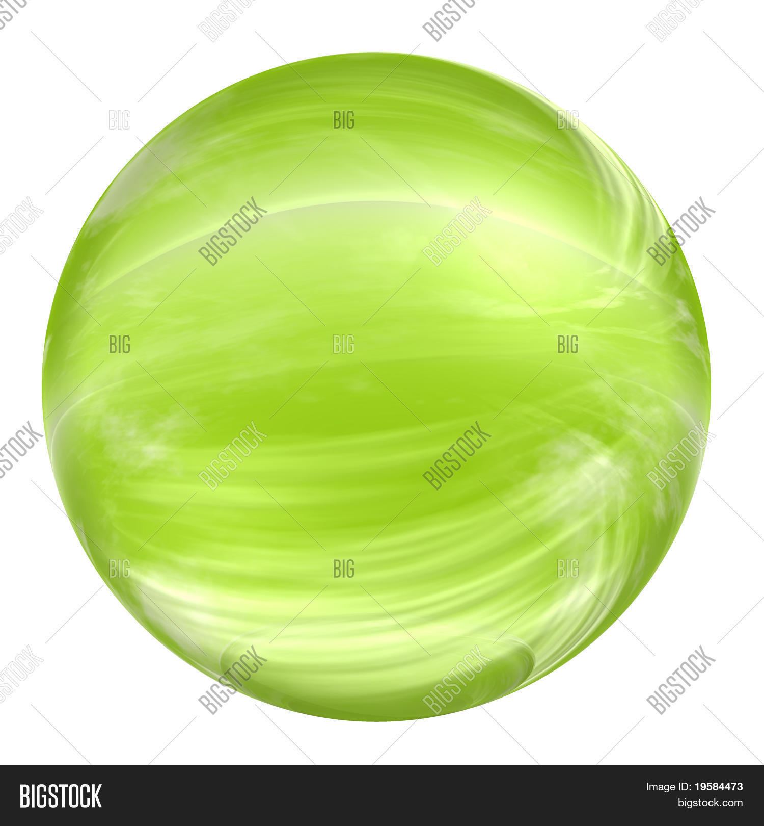 3d Green Glass Sphere Image & Photo (Free Trial) | Bigstock