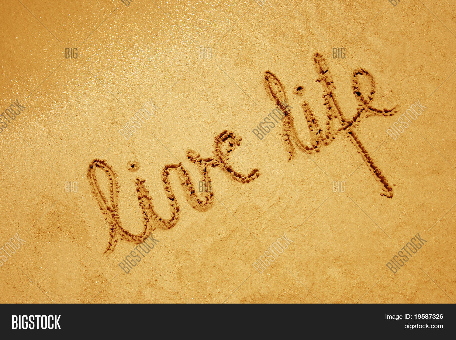 Live Life Handwritten Image & Photo (Free Trial) | Bigstock