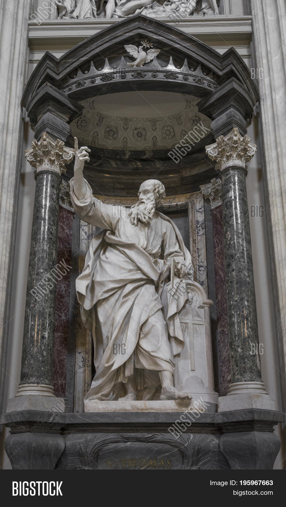 Statue St. Thomas By Image & Photo (Free Trial) | Bigstock