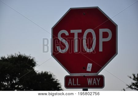 Stop Sign Sun Rise Image & Photo (Free Trial) | Bigstock