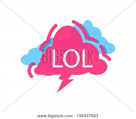 Lol Speech Bubble Vector & Photo (Free Trial) | Bigstock