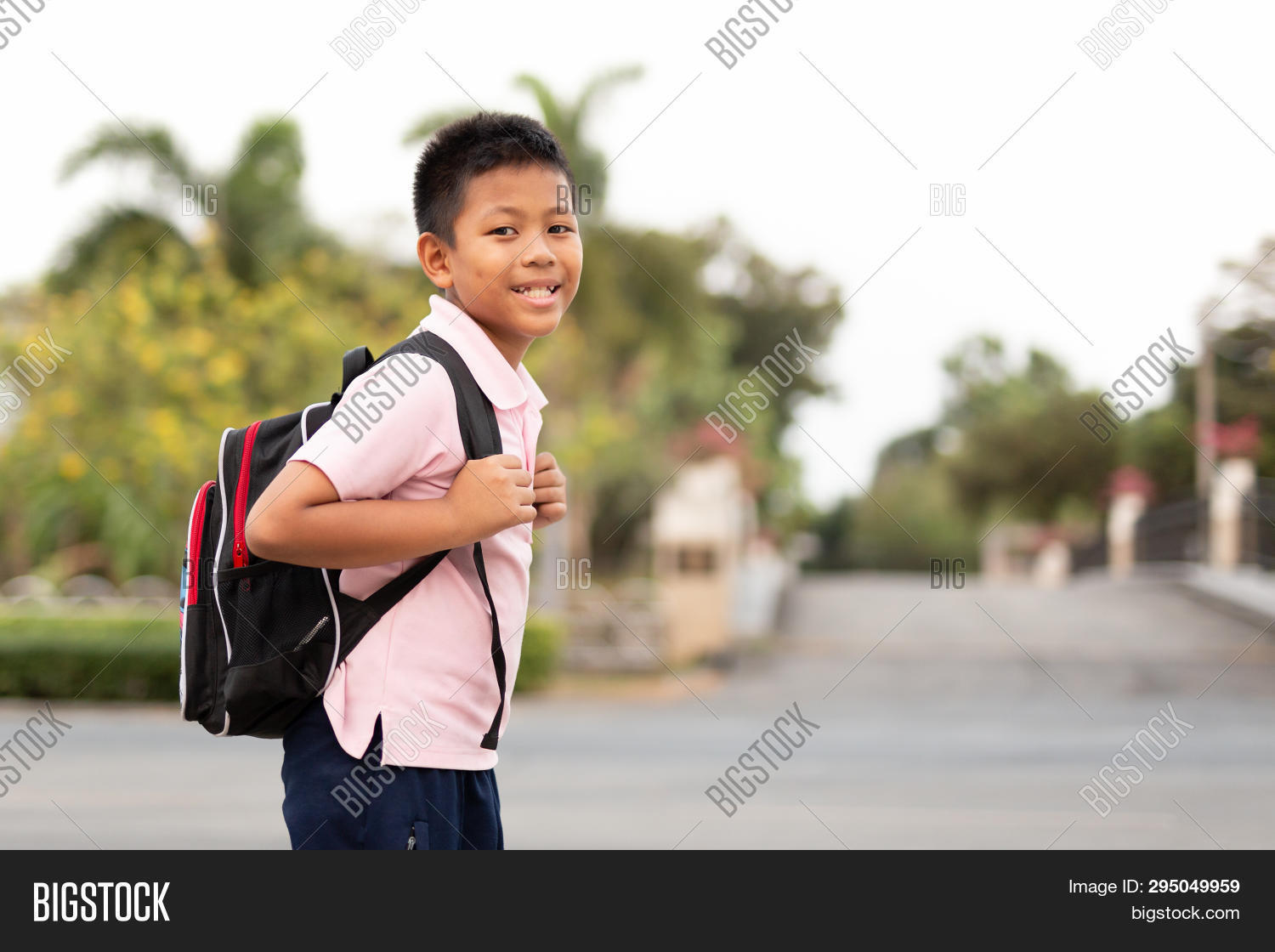Happy Asian School Boy Image & Photo (Free Trial) | Bigstock