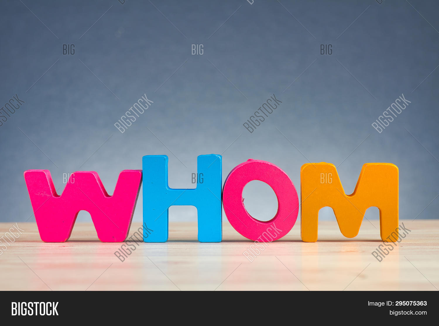 Word Whom Spelled Image & Photo (Free Trial) | Bigstock