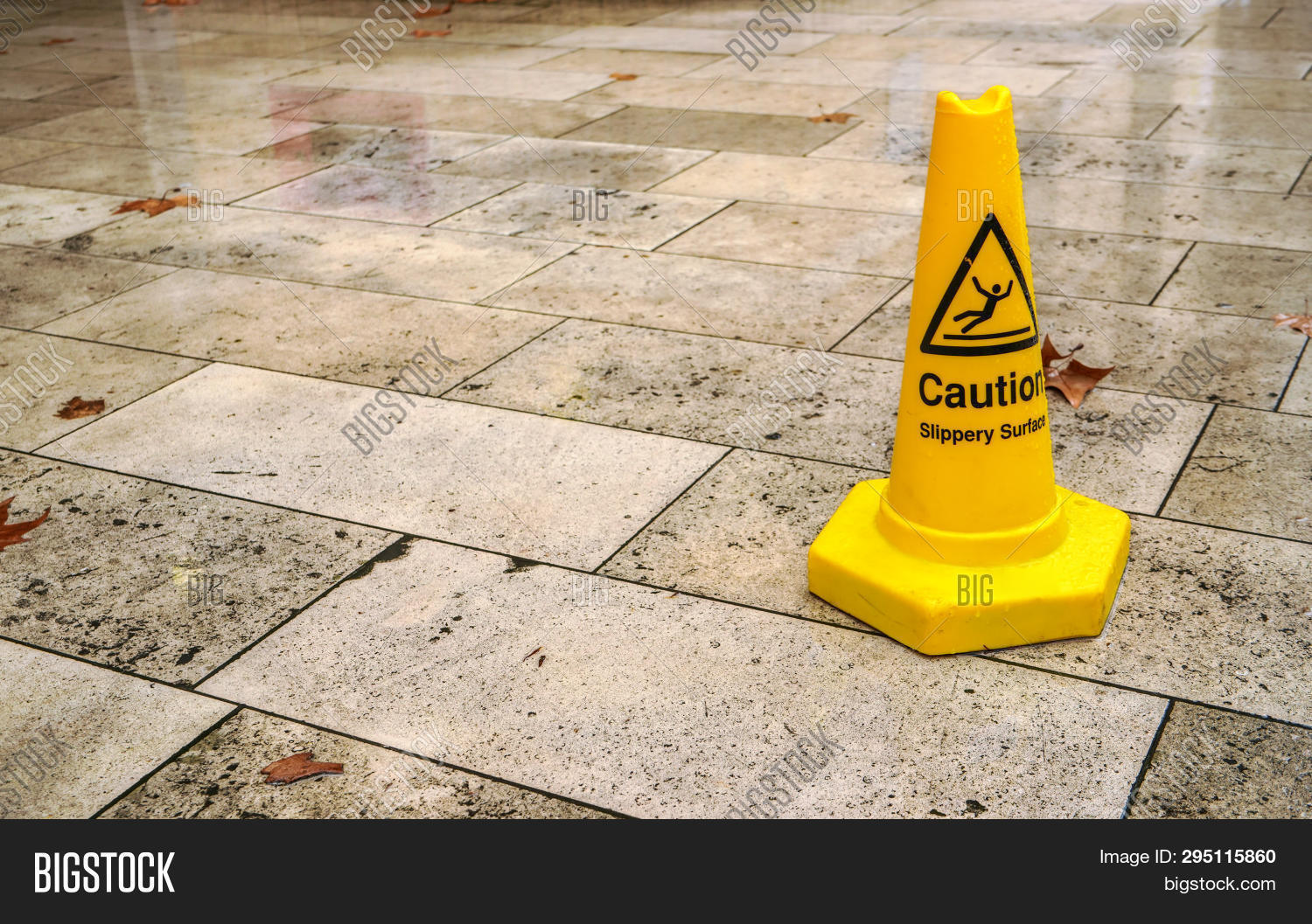 Yellow Cone Caution Image & Photo (Free Trial) | Bigstock