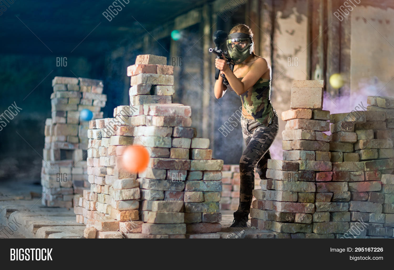 Paintball Woman Image & Photo (Free Trial) | Bigstock