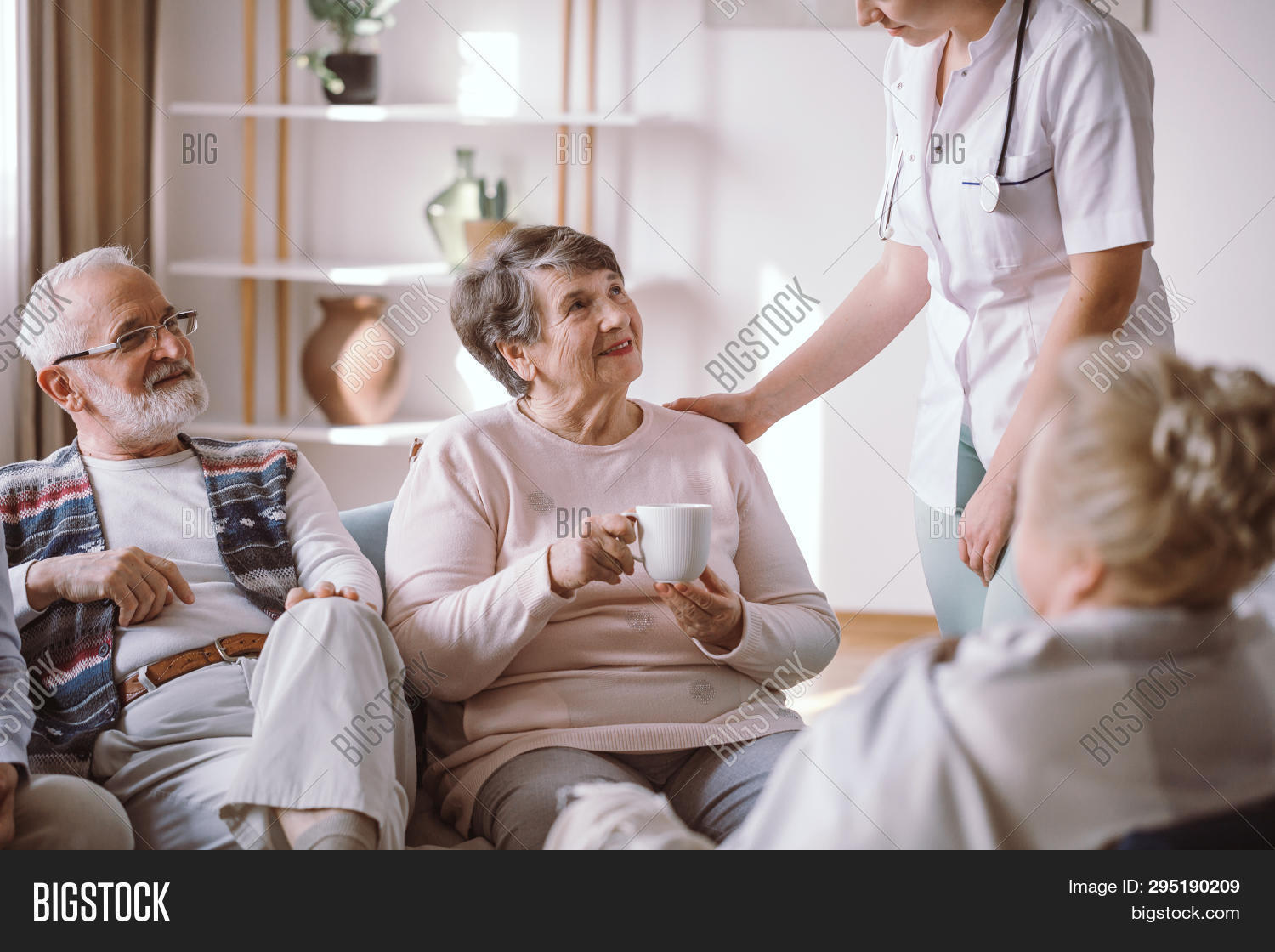 Senior Lady Talking Image & Photo (Free Trial) | Bigstock