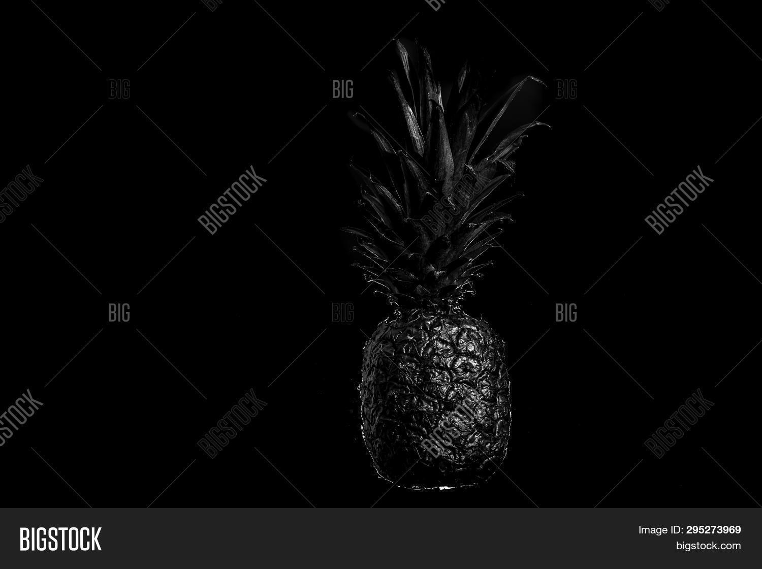 Black Pineapple On Image & Photo (Free Trial) | Bigstock