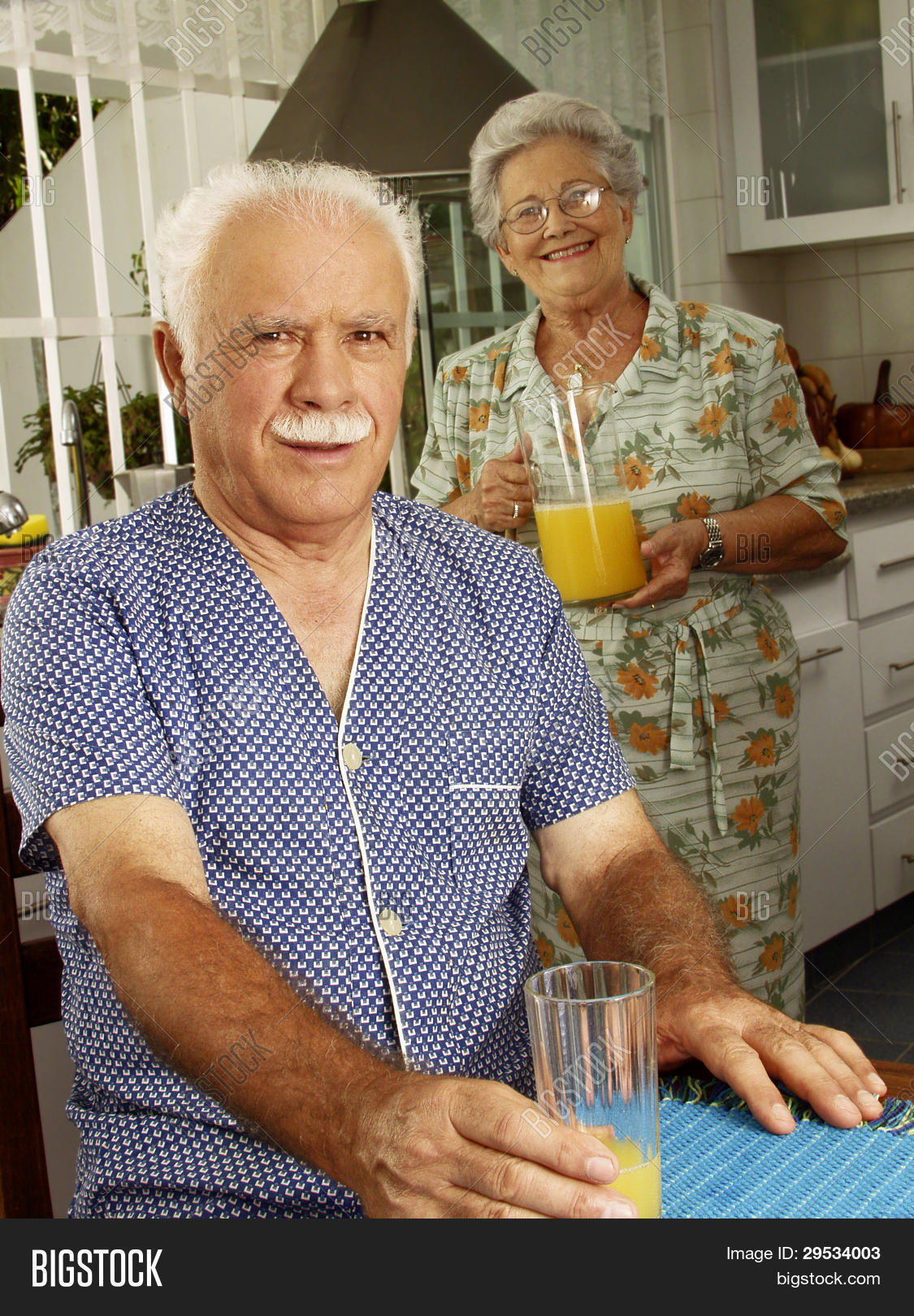 Grand Parents Drinking Image & Photo (Free Trial) | Bigstock