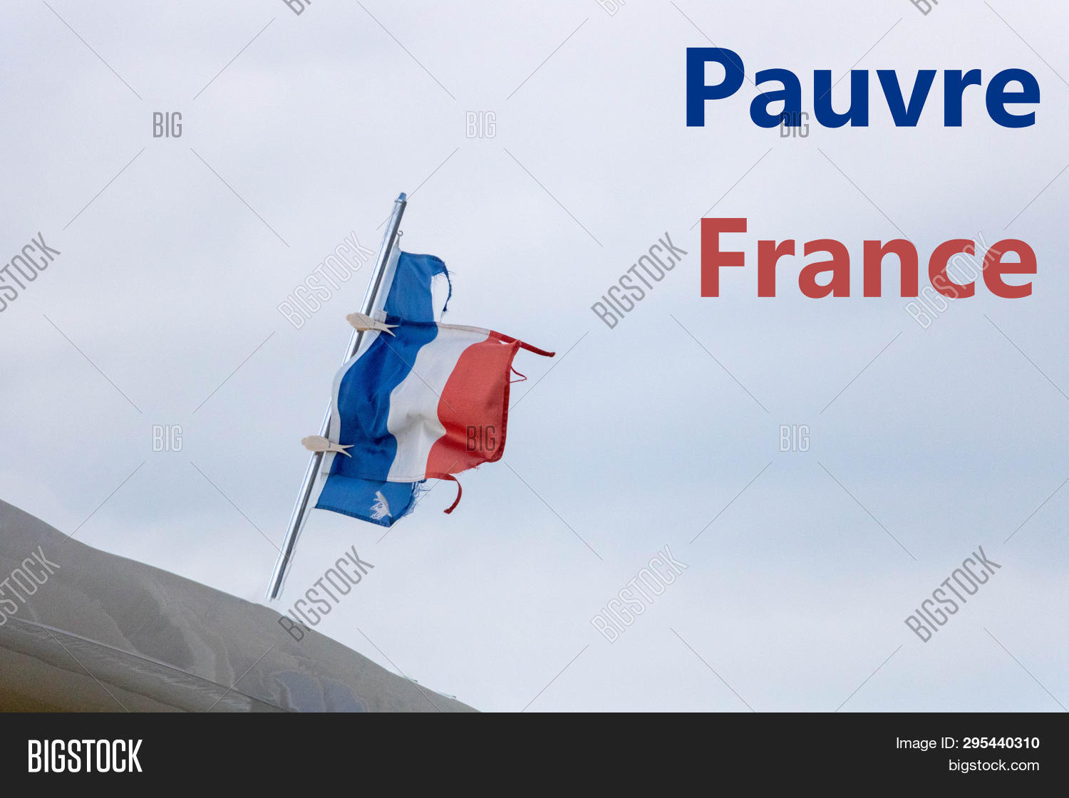 French Flag Torn On Image & Photo (Free Trial) | Bigstock