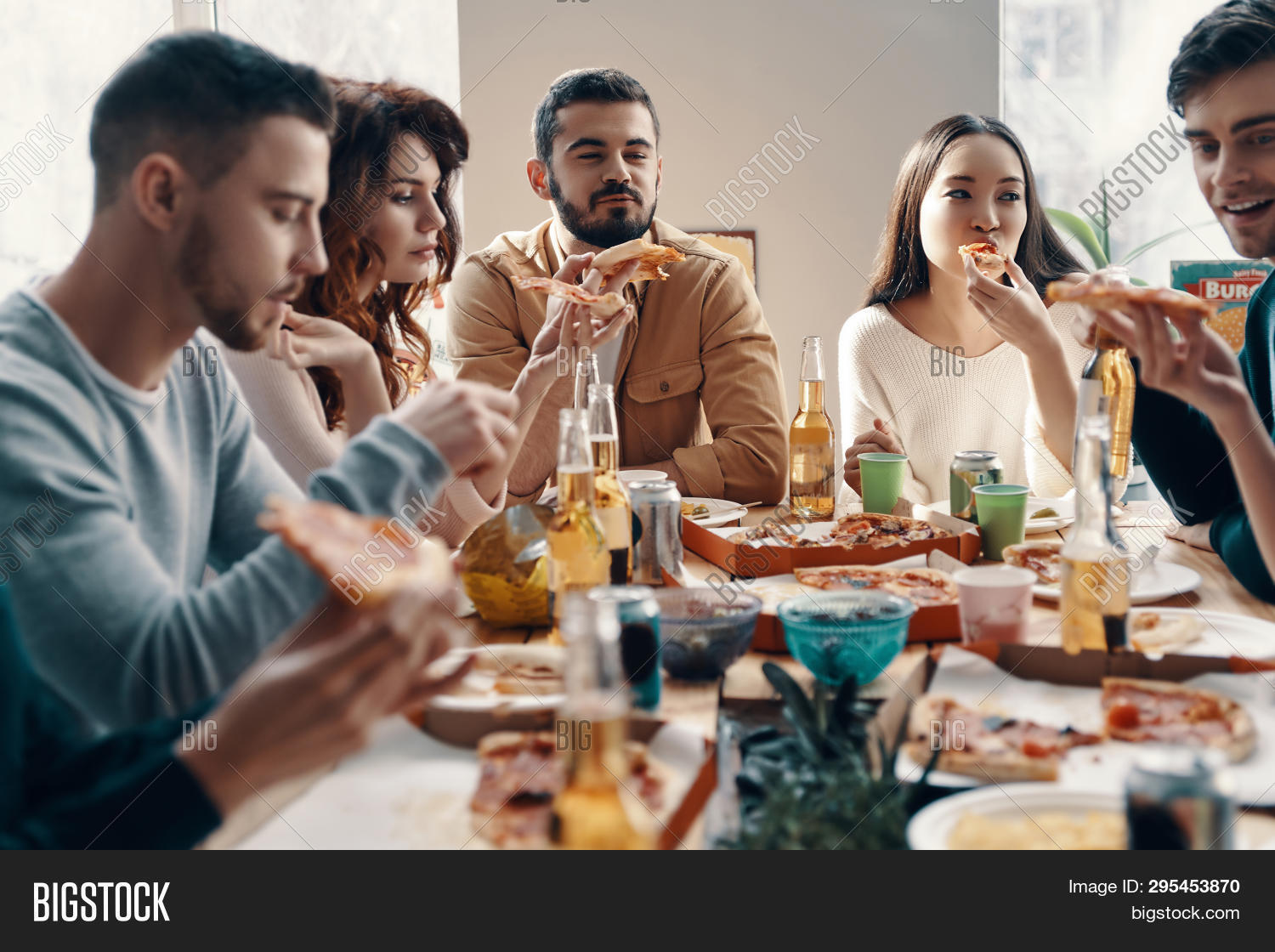 Delicious Pizza. Group Image & Photo (Free Trial) | Bigstock