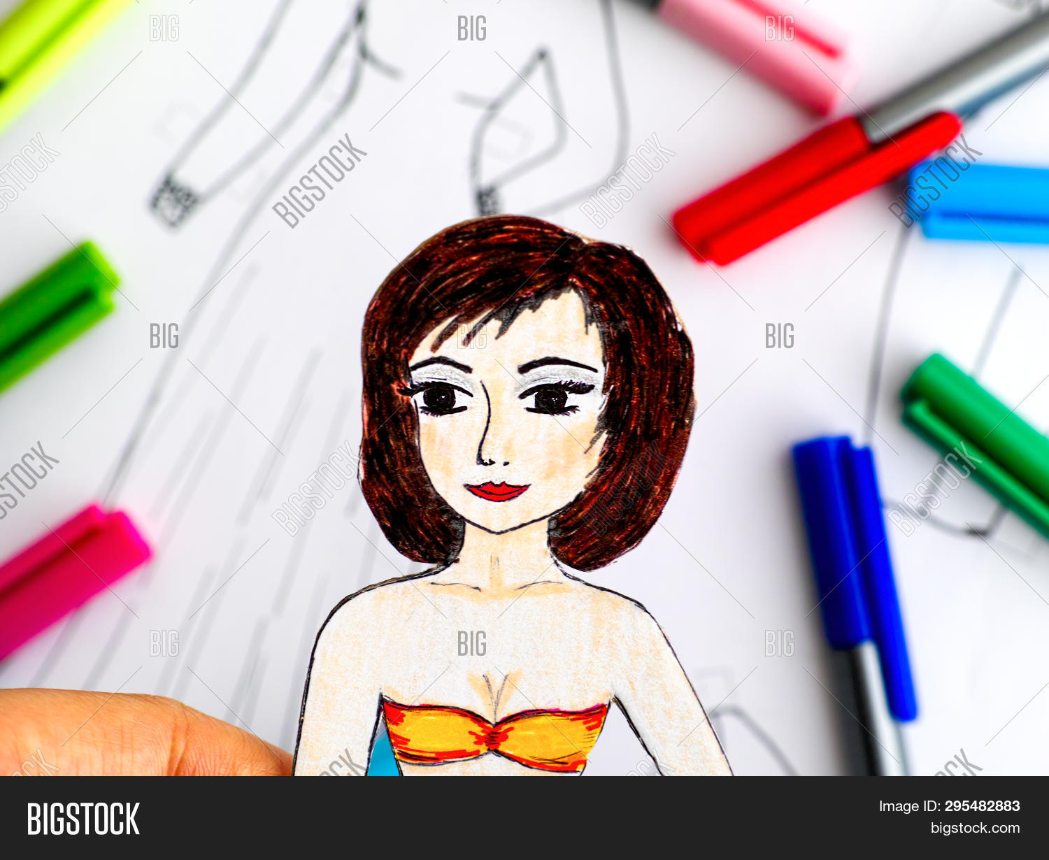 Paper Doll Human Hand Image & Photo (Free Trial) | Bigstock