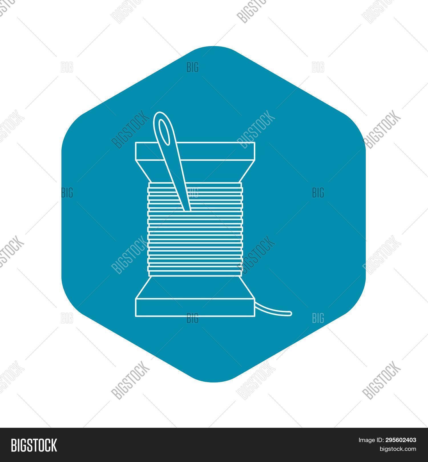 Needle Thread Icon. Image & Photo (Free Trial) | Bigstock