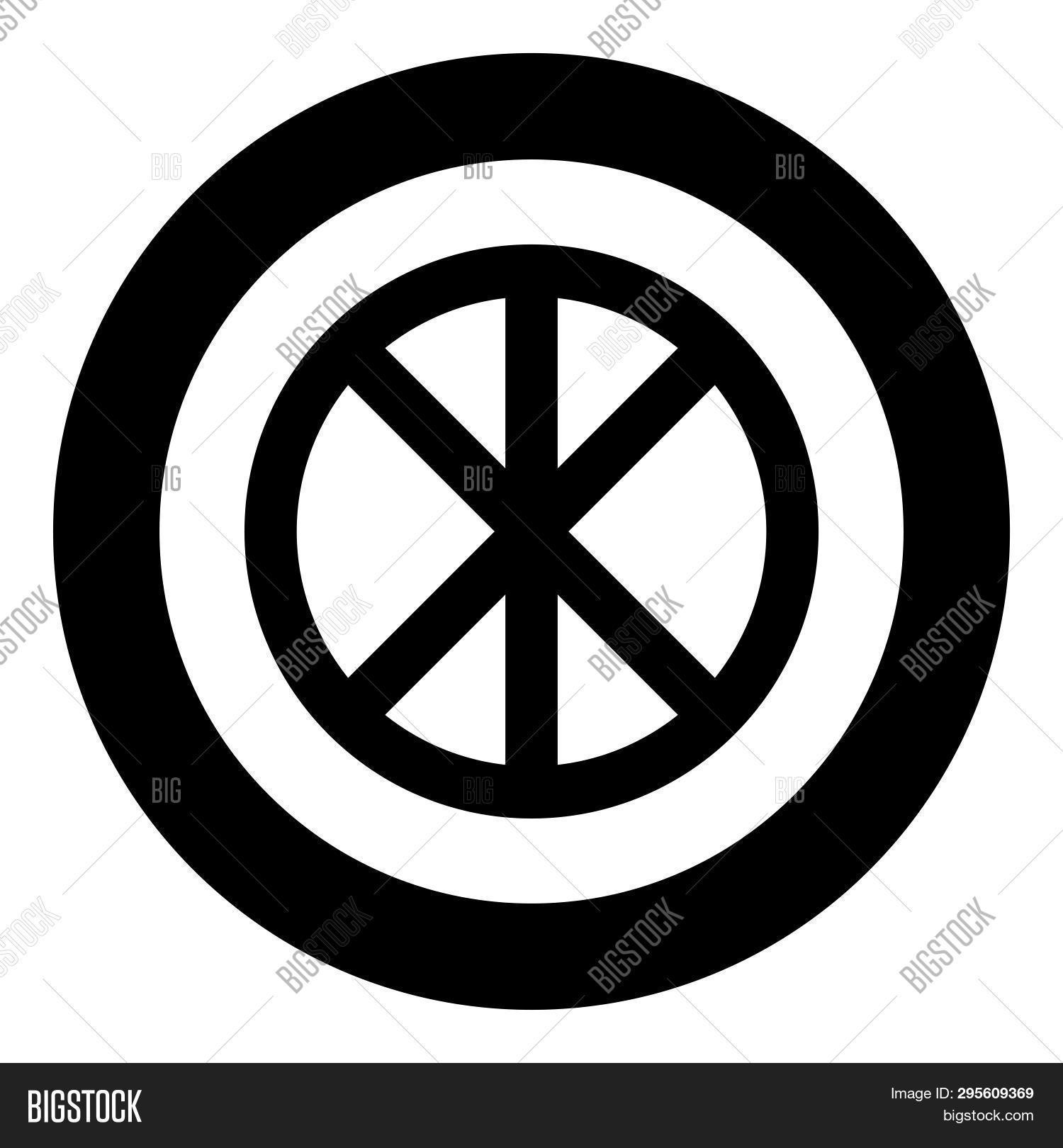 Cross Round Circle On Vector & Photo (Free Trial) | Bigstock