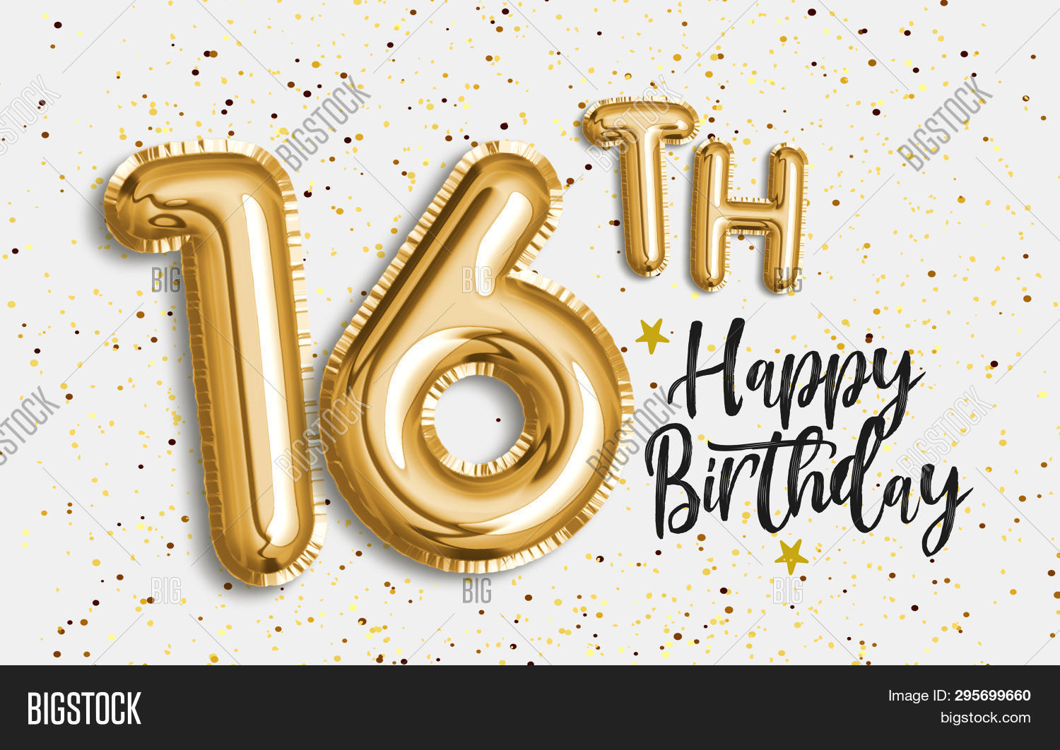 Imagen y foto Happy 16th Birthday (prueba gratis) | Bigstock