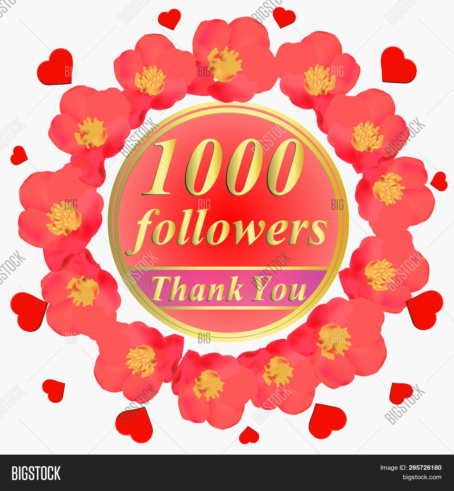 1000 Followers. Bright Image & Photo (Free Trial) | Bigstock