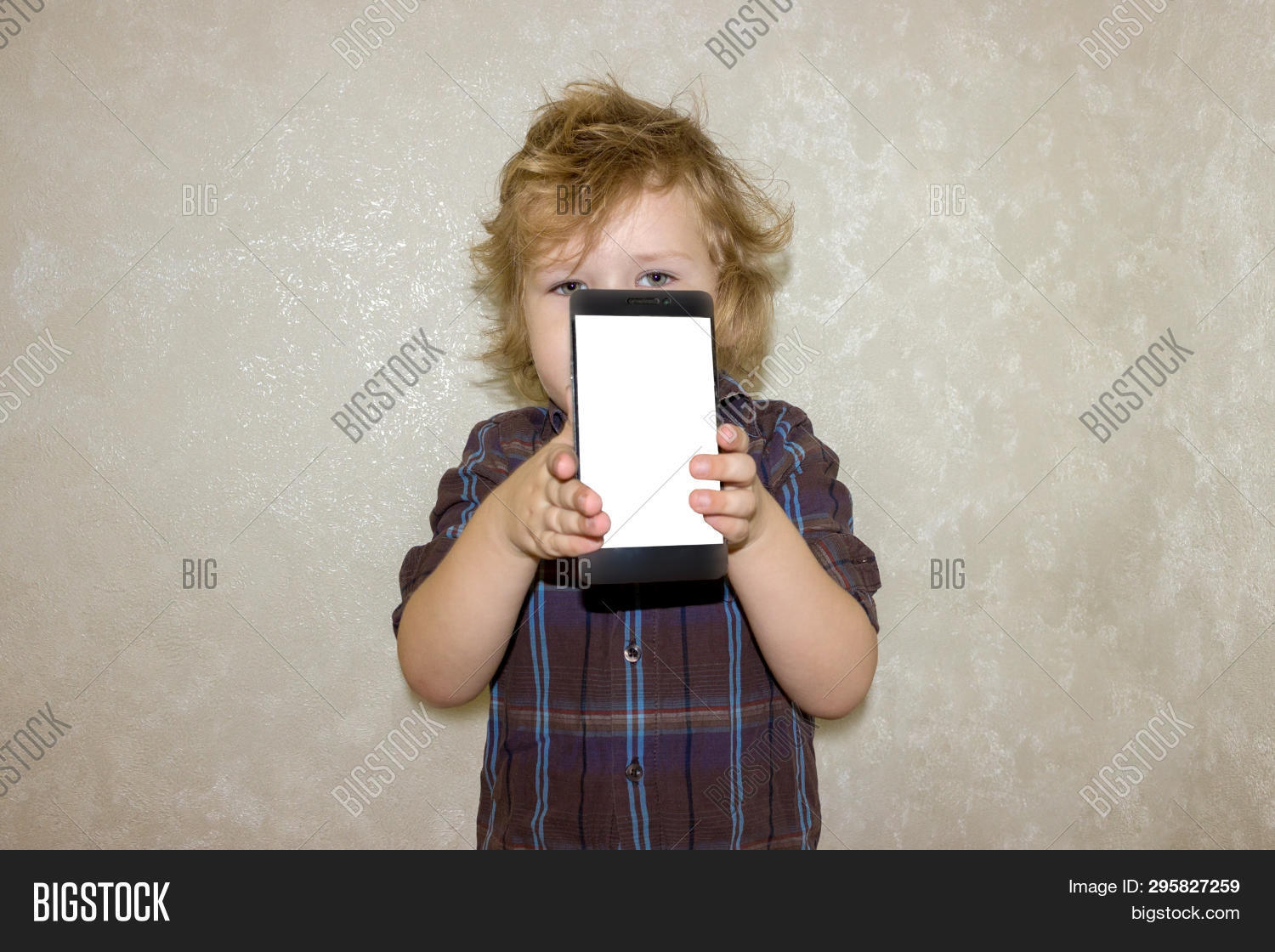 Little Boy Hiding Image & Photo (Free Trial) | Bigstock