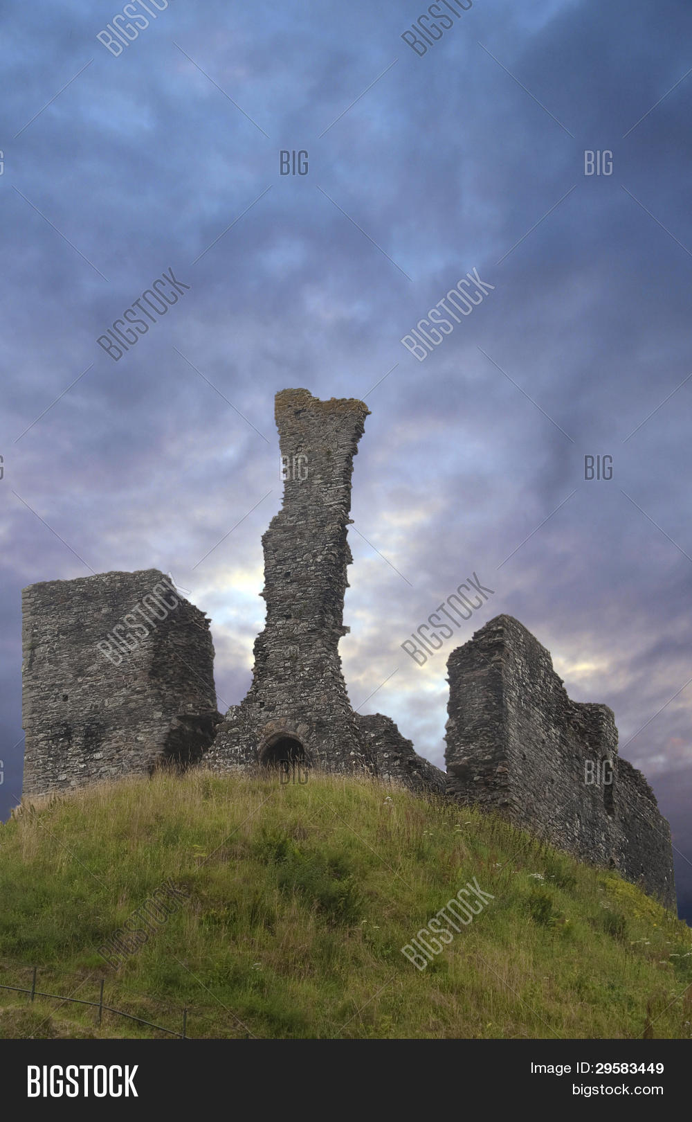 Ancient Castle On Hill Image & Photo (Free Trial) | Bigstock