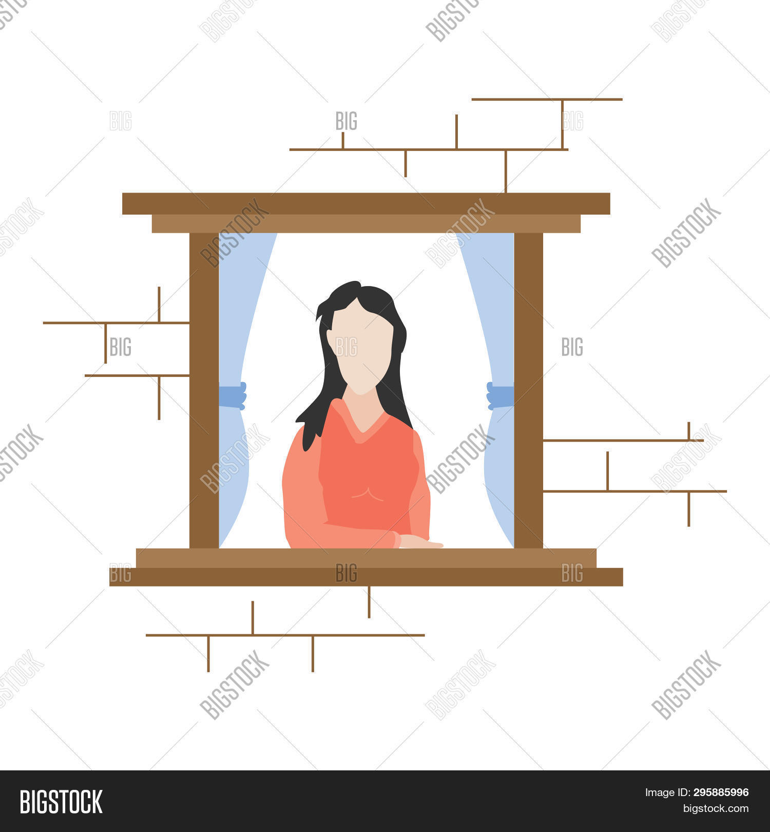 Cartoon Girl Watching Image & Photo (Free Trial) | Bigstock