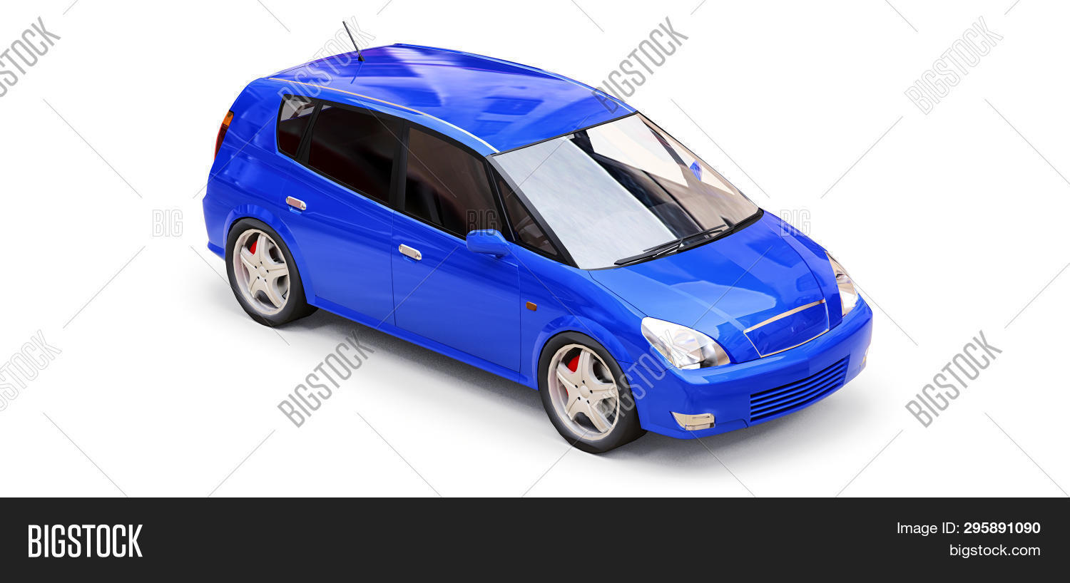 Blue City Car Blank Image & Photo (Free Trial) | Bigstock