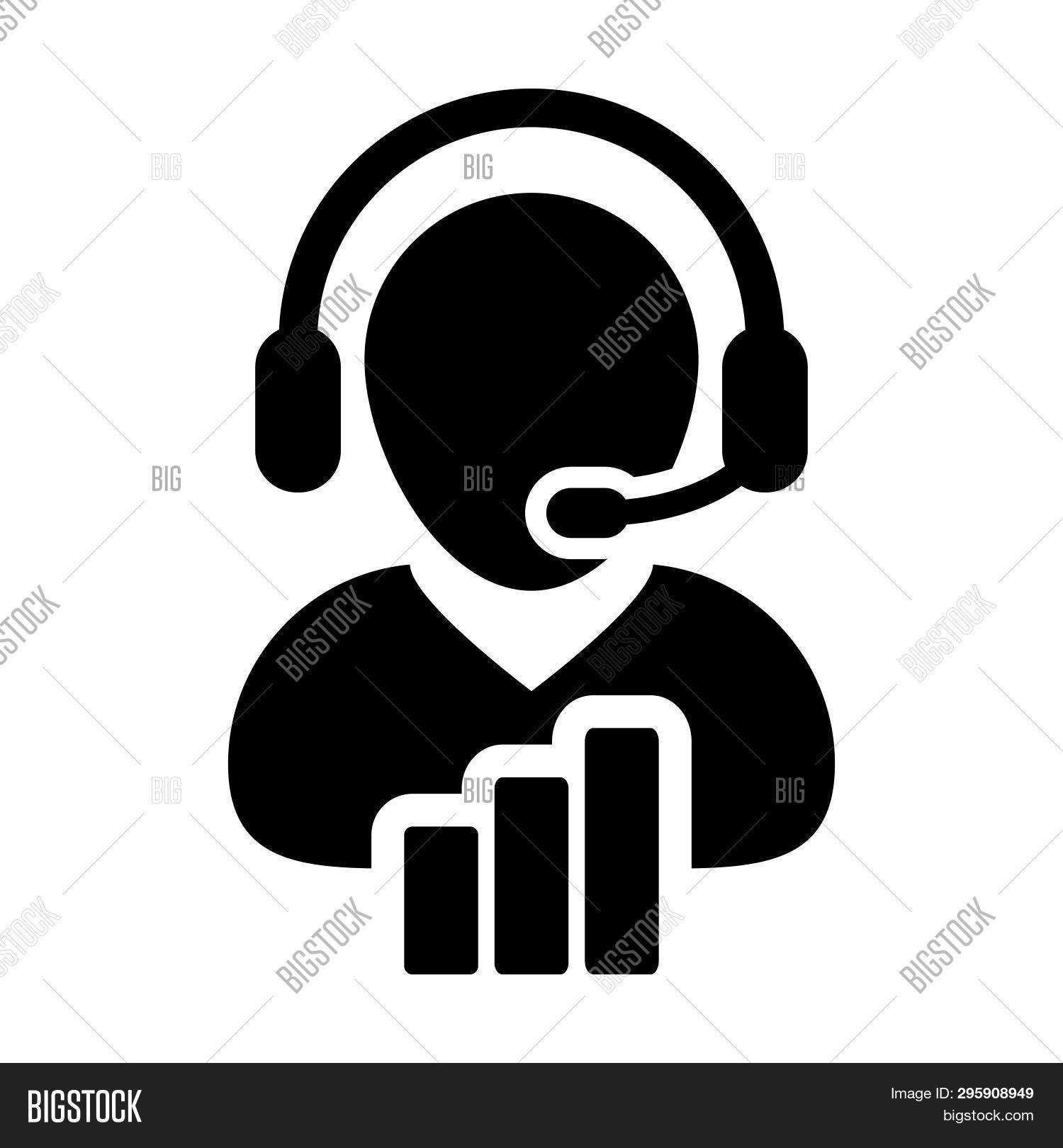 Data Support Icon Vector & Photo (Free Trial) | Bigstock