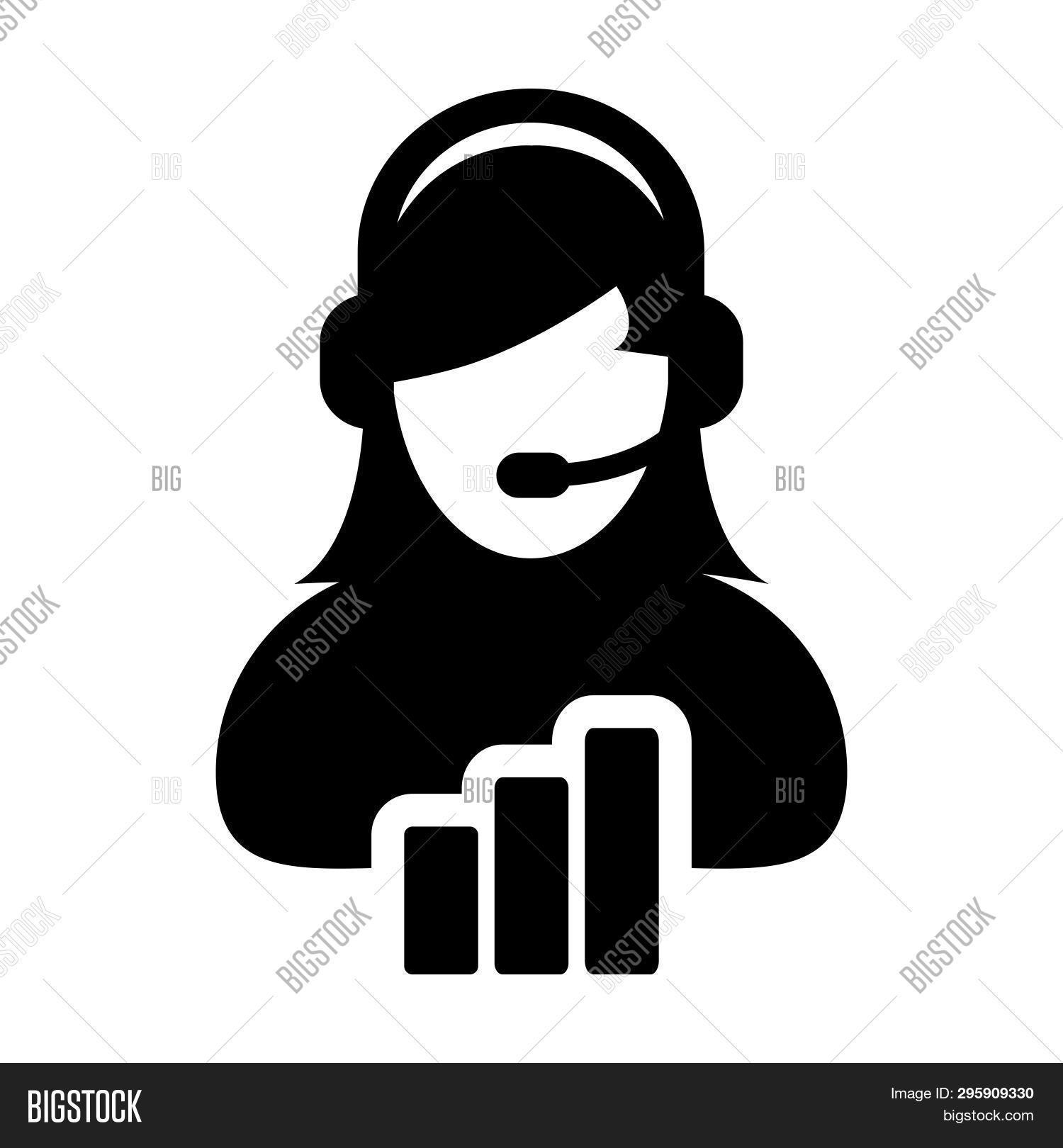 Call Center Icon Vector & Photo (Free Trial) | Bigstock