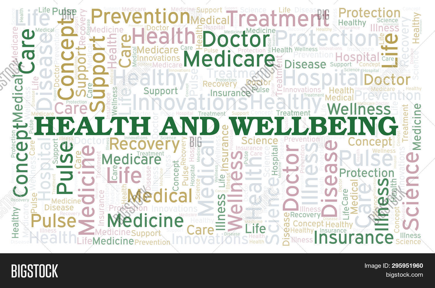 Health Wellbeing Word Image & Photo (Free Trial) | Bigstock