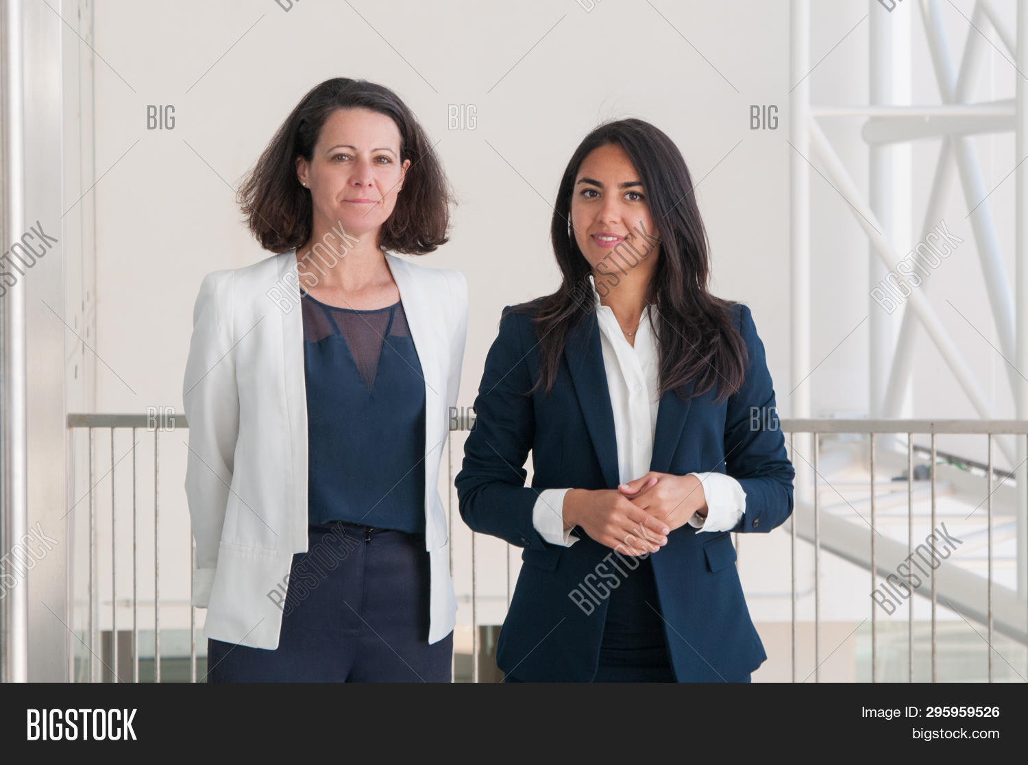 Two Smiling Business Image & Photo (Free Trial) | Bigstock
