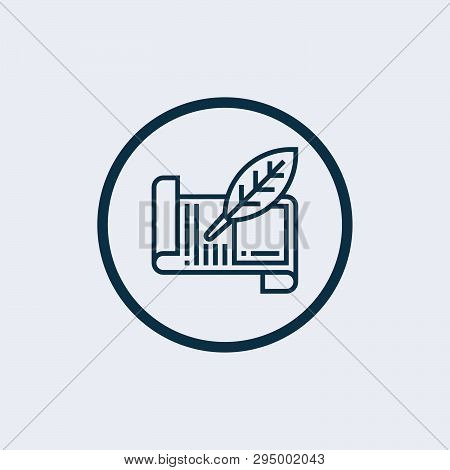 Writing Icon Isolated Vector & Photo (Free Trial) | Bigstock