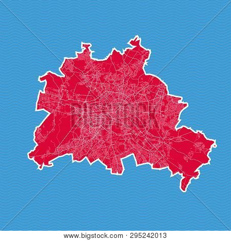 Berlin Map Island. Vector & Photo (Free Trial) | Bigstock