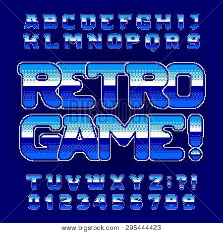 Retro Game Alphabet Vector & Photo (Free Trial) | Bigstock