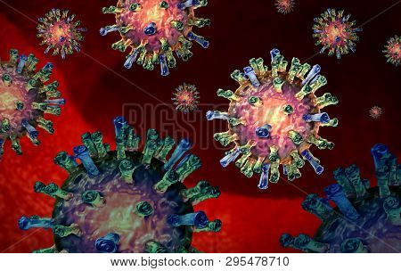 Measles Virus Cells Image & Photo (Free Trial) | Bigstock